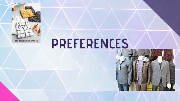 Module 9 - Preferences