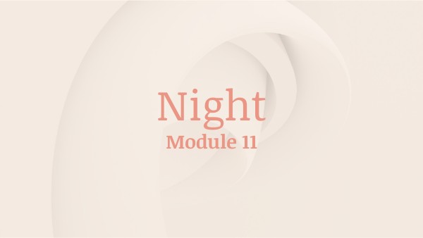 Module 11 - Night