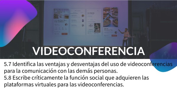 9° LA VIDEOCONFERENCIA | Genially