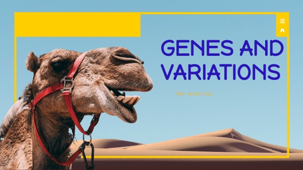 GENES AND VARIATIONS | Genially