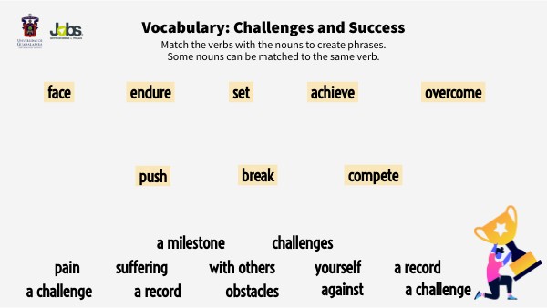 Vocabulary Review: Challenges and Success | Genially