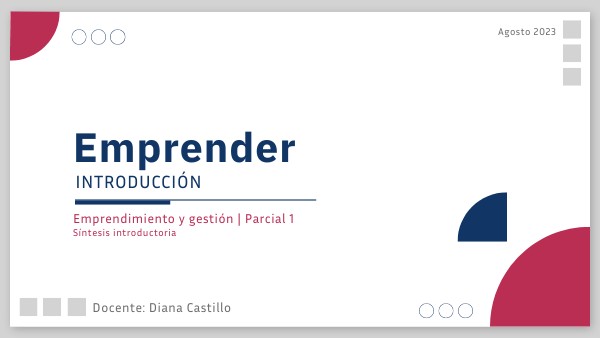 Emprender - Introducción | Genially