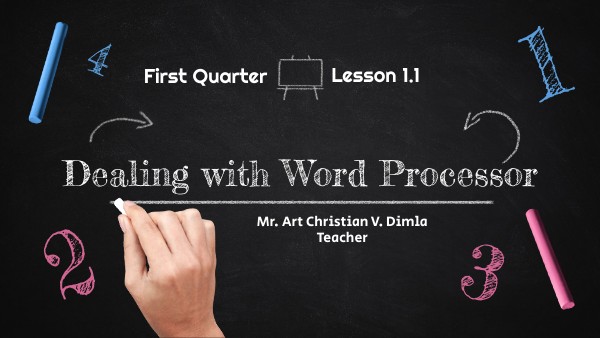 Dealing with Word Processor