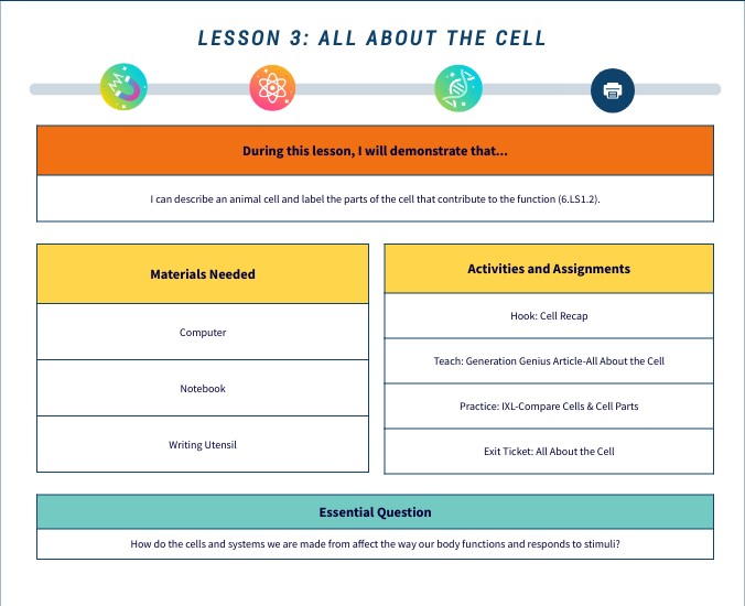 6th: Topic 11 Lesson 3