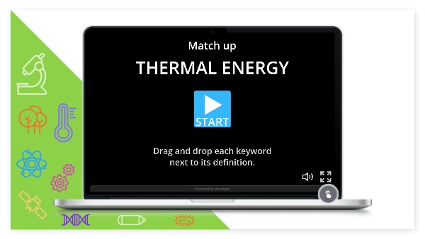 Word Wall: Match Up-Thermal Energy