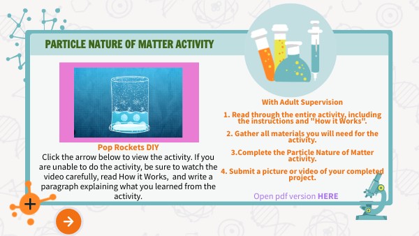 Topic 3 Lesson 3: Pop Rockets Lab