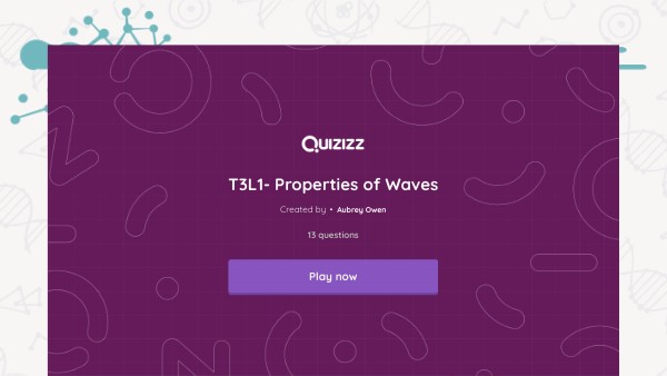 Quizizz: Unit 1 Review | Genially