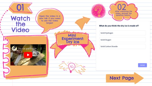 Mini Experiment: Dry Ice