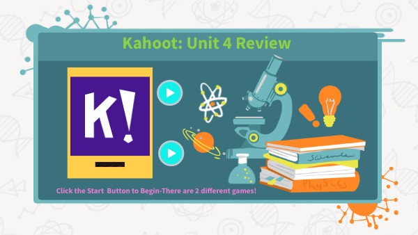 Kahoot: Unit 4 Review | Genially