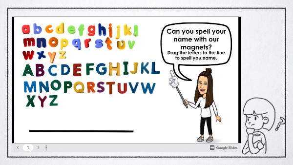 Magnet Name Practice