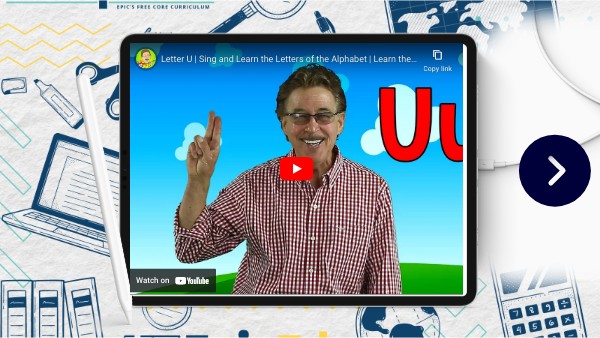 Letter U Sing and Sign