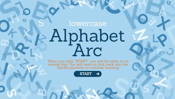 lowercase Alphabet Arc