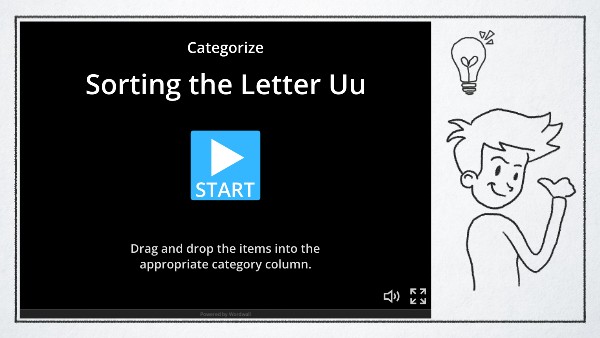 Letter U Word Wall | Genially