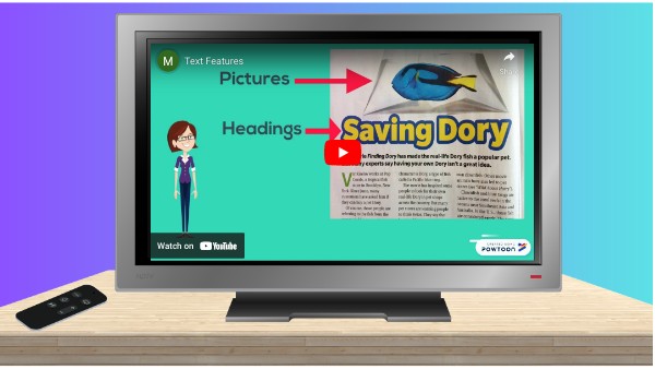 Review: Text Features | Genially