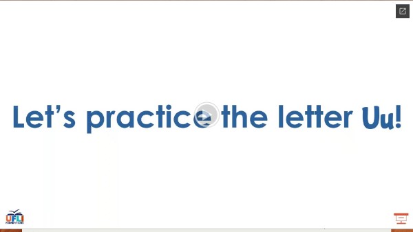 Letter U Writing | Genially