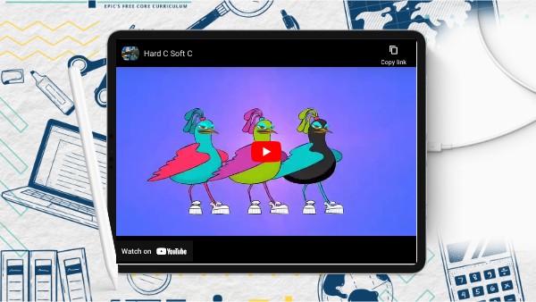 hard/soft C song | Genially