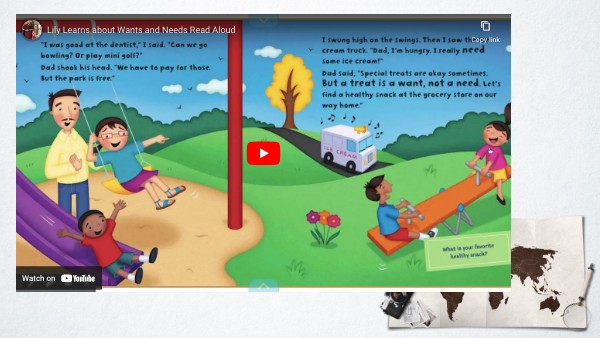 lily learns needs and wants PK SS | Genially