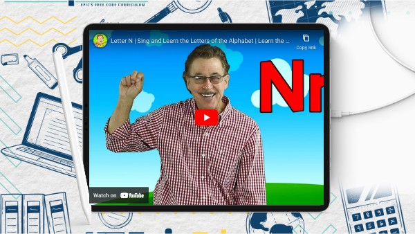 Letter N Sing and Sign