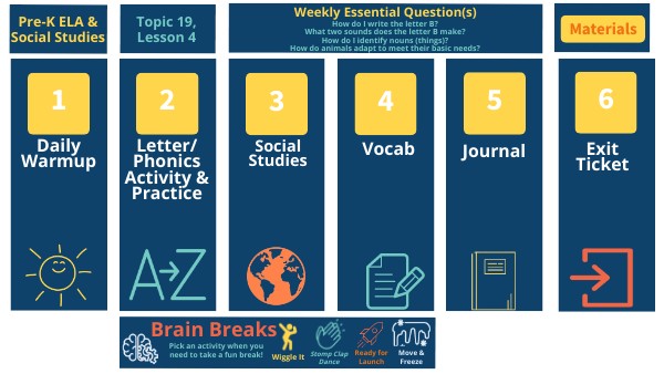 19.4 ELA/SS PK Daily Template