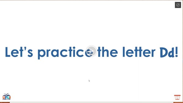 Letter D Writing | Genially