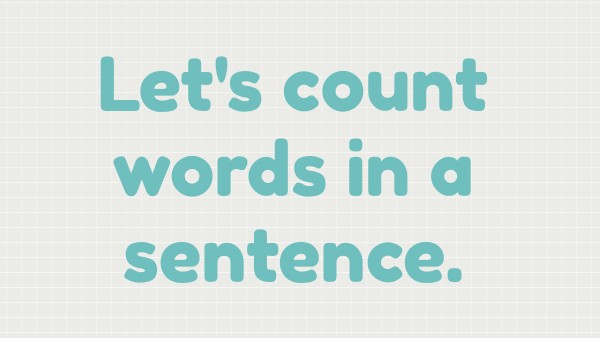 Counting word practice | Genially
