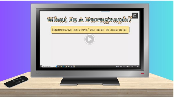 Lesson: What is a paragraph?