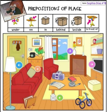 Preposition of place | Genially
