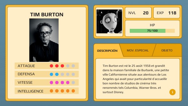 TIM BURTON BIOGRAPHIE | Genially