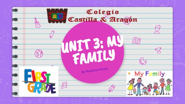 Unit 3: My family clase 2 de septiembre