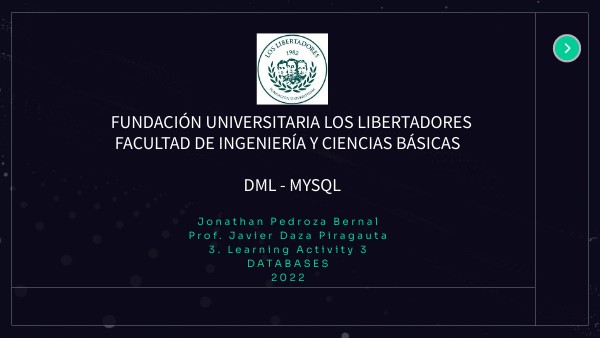 DML - MYSQL | Genially