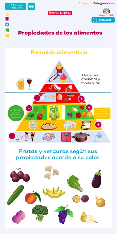 Infografía 01 “Propiedades de los alimentos” | Genially
