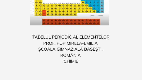 Tabelul periodic