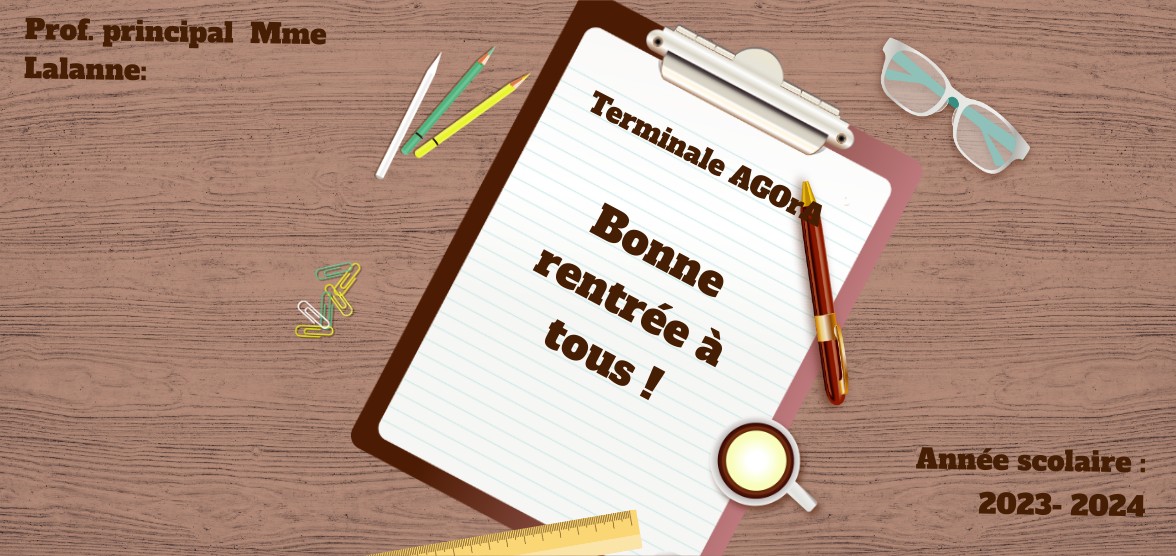 Rentrée 2023-2024 terminale | Genially