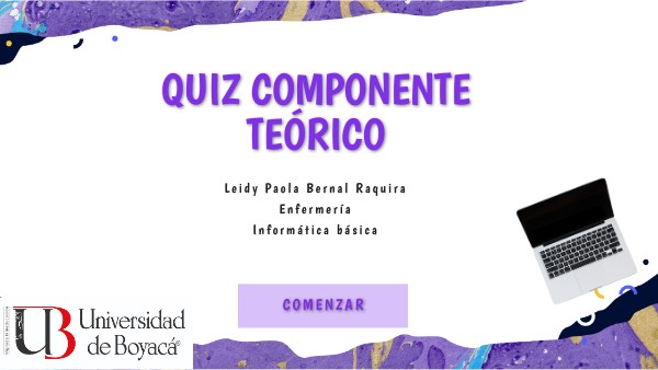 QUIZ COMPONENTE TEÓRICO