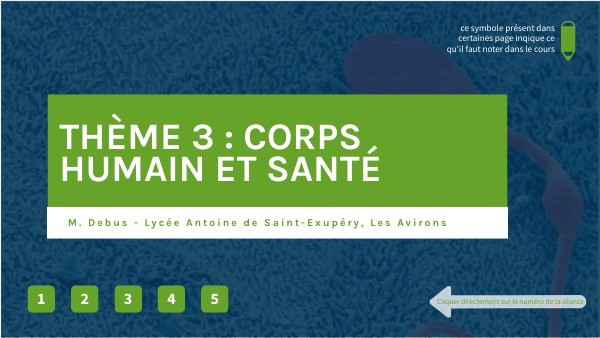 SVT 2nde Thème 3 | Genially