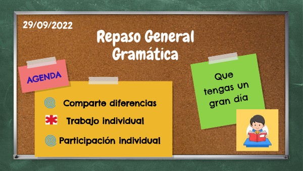 Repaso de gramática