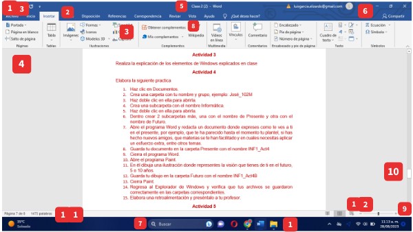 ELEMENTOS DE WINDOWS