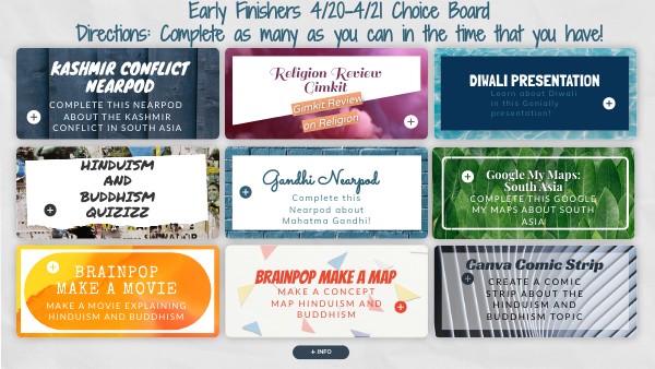 CHOICE BOARD