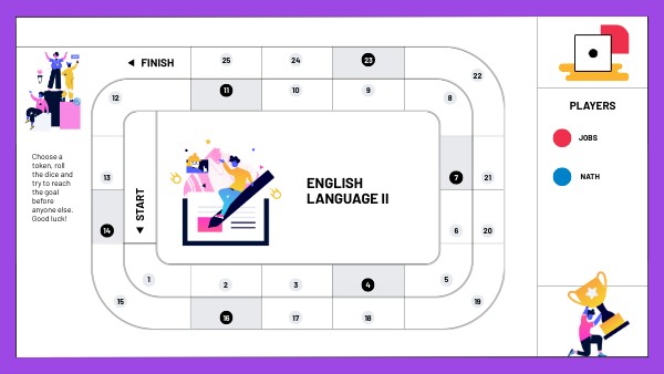 Evolve 1B - UNIT 8 review BOARD GAME | Genially