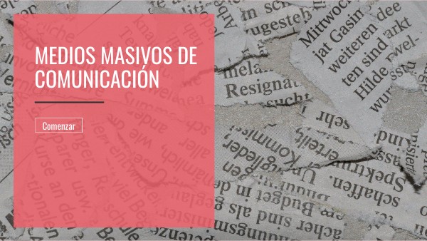 medios masivos de comunicacion | Genially