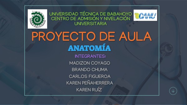 PROYECT ANATOMY | Genially