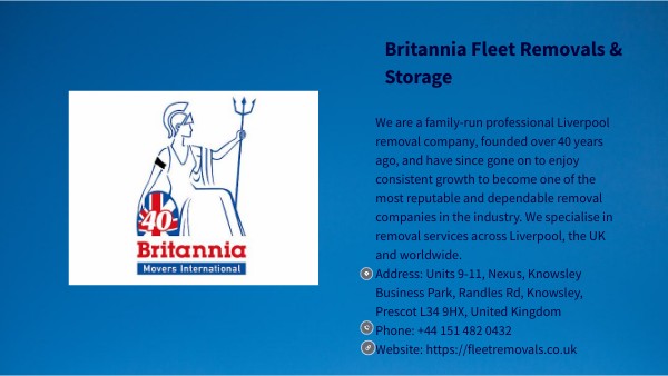 Britannia Fleet Removals & Storage