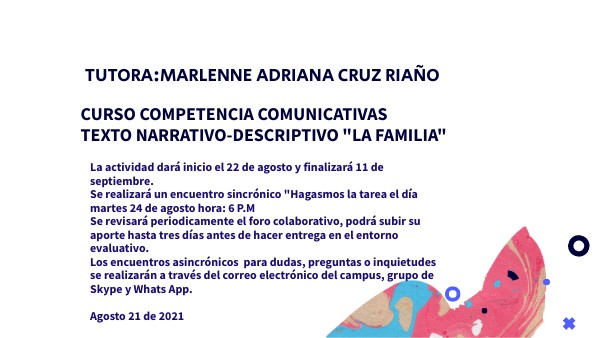 Escenario 2 : Acción tutorial en AVA