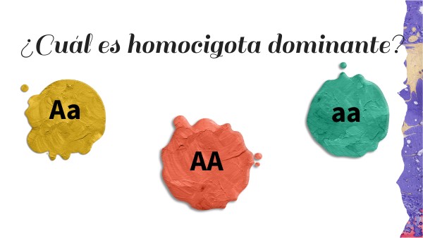 homo y heterocigotas