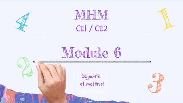 MHM CE1 / CE2 module 6