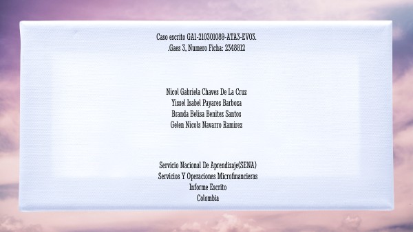 caso escrito | Genially