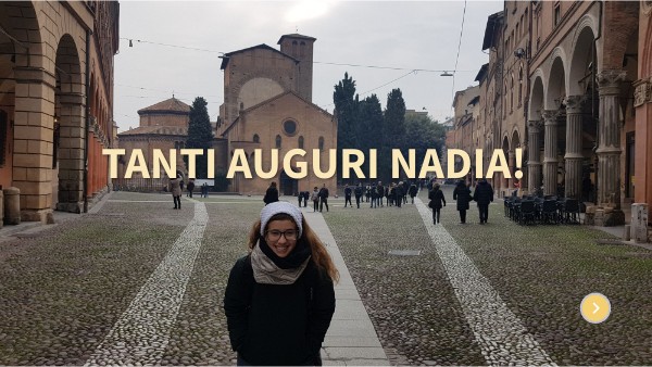 TANTI AUGURI NADIA