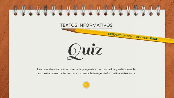 QUIZ TEXTOS INFORMATIVOS