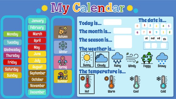 My Calendar | Genially