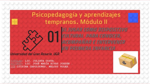 Jugar como dispositivo de las infancias | Genially